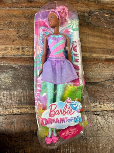 Mattel Barbie Doll Dreamtopia Fairy Candy Wings Pink Hair FCR45 NEW ...