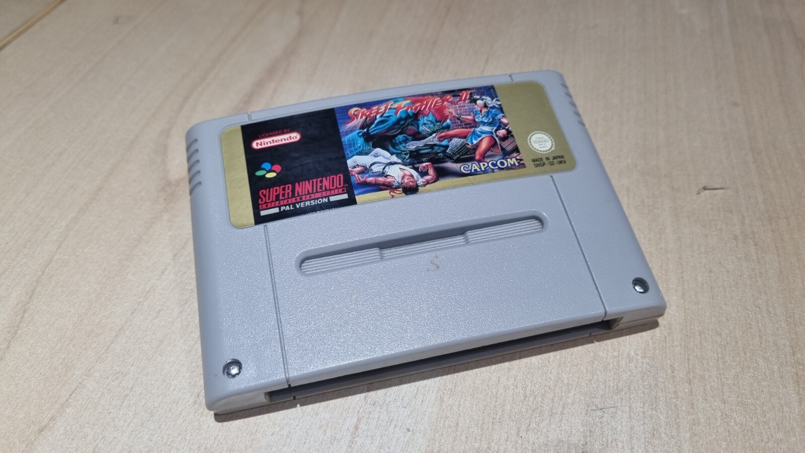 Street Fighter II SNES Super Nintendo UK Pal Cart Only Tested Good ...