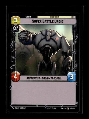 SUPER BATTLE DROID Twilight of the Republic #230 TWI(NM+)(SWU) | eBay