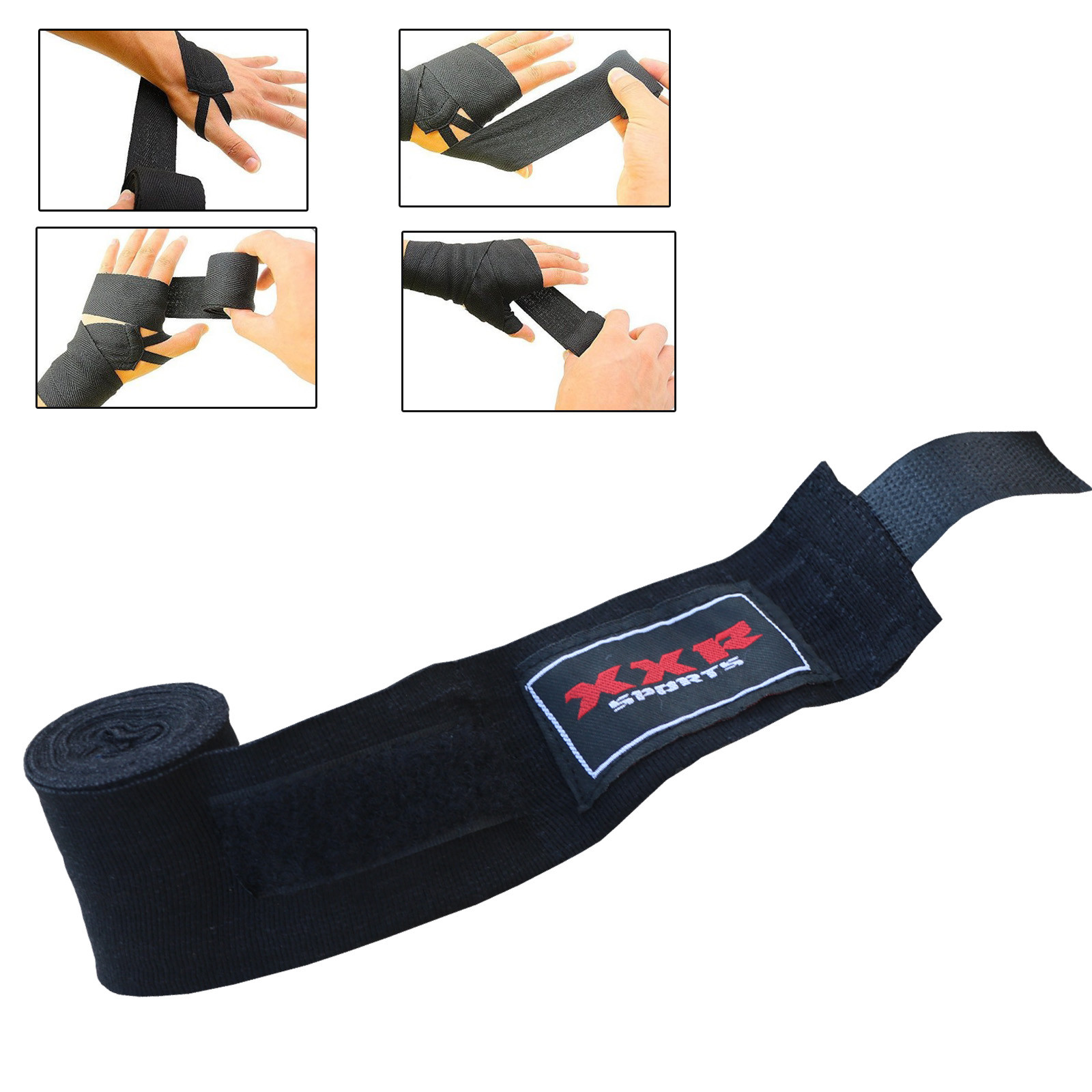 Boxing Hand Wraps Bandages Martial Art Wrist Fist Wraps MMA Under ...