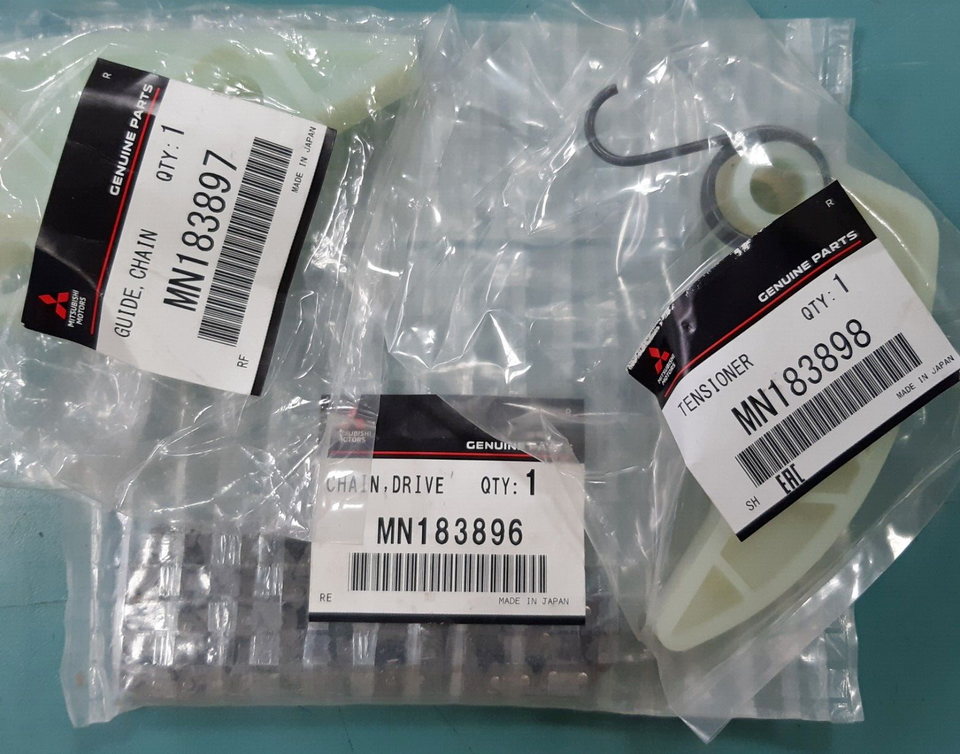 Mitsubishi Genuine OEM 2010-2015 Lancer Evo X 4B11T Oil Pump Chain Kit ...