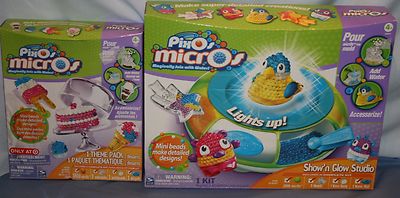 PixOs MicrOs Kits Theme Pack Show n Glow Studio Toy New Sealed Spin ...