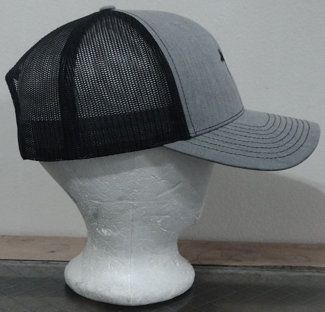Fox Hunting Trucker Hat Cap Gray Mesh Adjustable Snap… - Gem