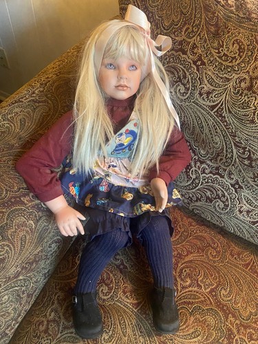 Vintage Donna Rubert Porcelain 26 inch Doll 1988 | eBay