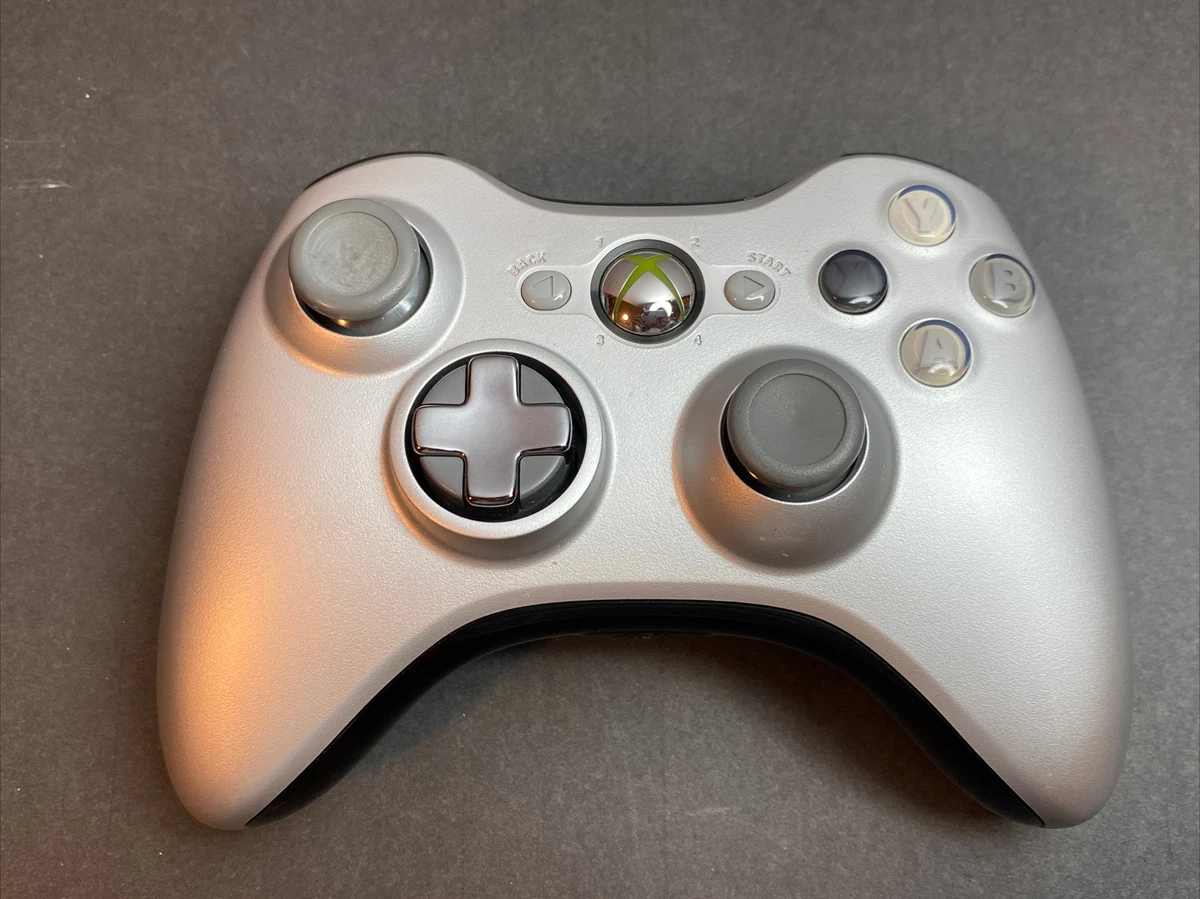 Silver Xbox 360 Controller