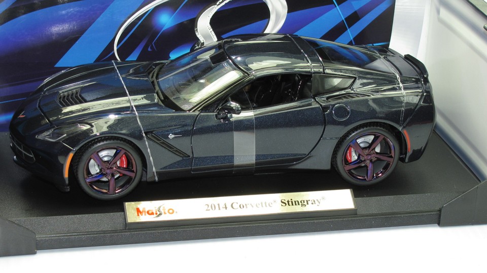 2014 CORVETTE C7 STINGRAY CUSTOM METALLIC BLUE NIB | eBay