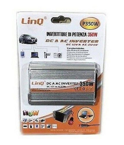 INVERTER DI POTENZA 350 WATT 12V 220V CONVERTITORE TASTO ON OFF PER ...