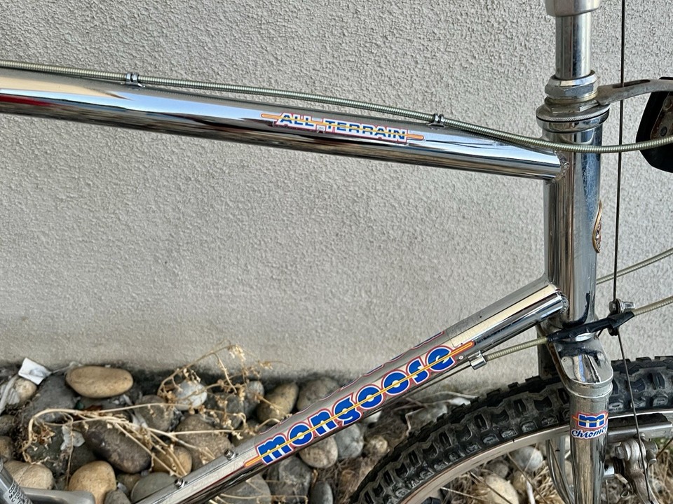 Vintage 1984 MONGOOSE ATB Mountain Bike Frame CHROMOLY Tube Chrome - | eBay
