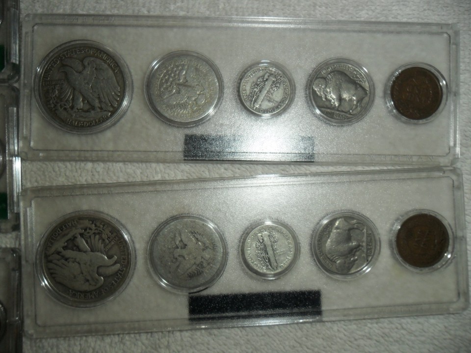 Liberty Walking 1944 P D S Year Set and Obsolete Time Set Lot | eBay