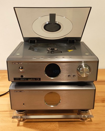 Hitachi AX-M69 100W Hi-Fi Amplifier CD Player FM Radio MP3 Compact Disc ...
