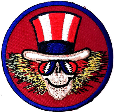 Grateful Dead Uncle Sam Embroidered Rock Iron on Patch | eBay