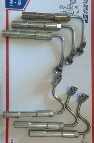 Detroit Diesel DD8. OEM Engine Fuel Injectors Lines High Pressure Fuel ...