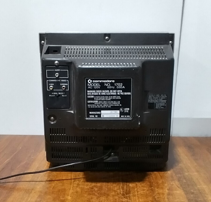 Vintage Commodore 1702 Video Monitor for C64 C128 for sale online | eBay