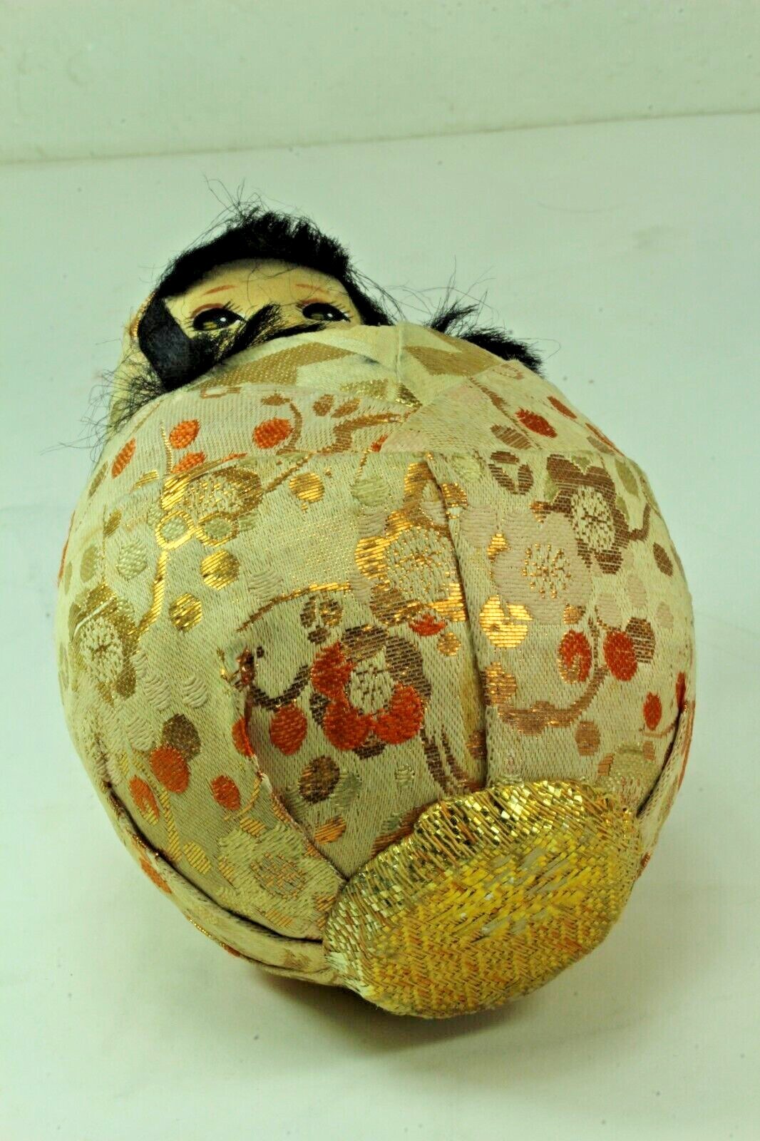 Vintage Japanese Okiagari Koboshi Style Daruma Doll Kimono Roly-Poly ...