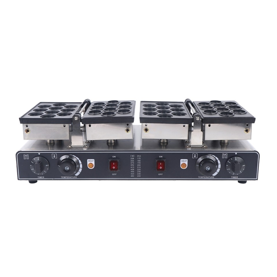 Commercial Electric Waffle Maker 20pcs Nonstick Waffle Grill Baker ...