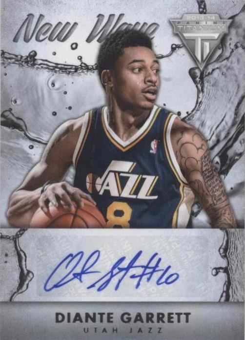 2013-14 Panini Titanium - New Wave Signatures Diante Garrett #68 (AU ...