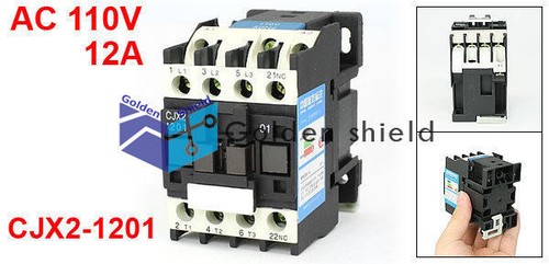 CJX2-1201 AC Contactor Coil3-Phase 3-Pole 1NC 110V 50/60Hz 12AKd | eBay.de