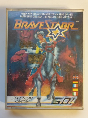 Bravestarr Go Spectrum 48K 128K Video Game Cassette AND The Train ...