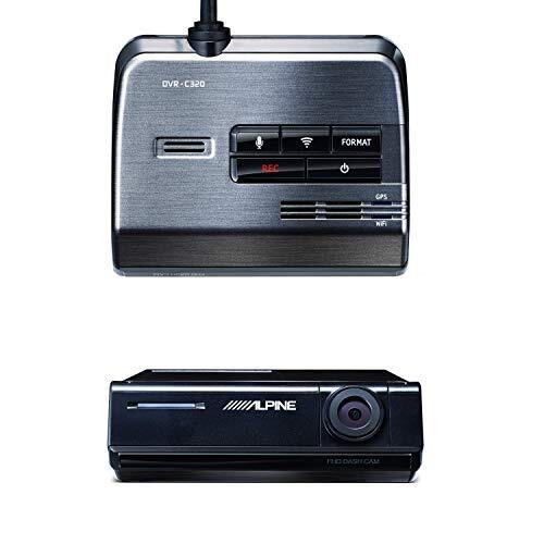 Alpine DVR-C320R WiFi & GPS Stealth Dash Camera Front & Rear 1080p HD ...