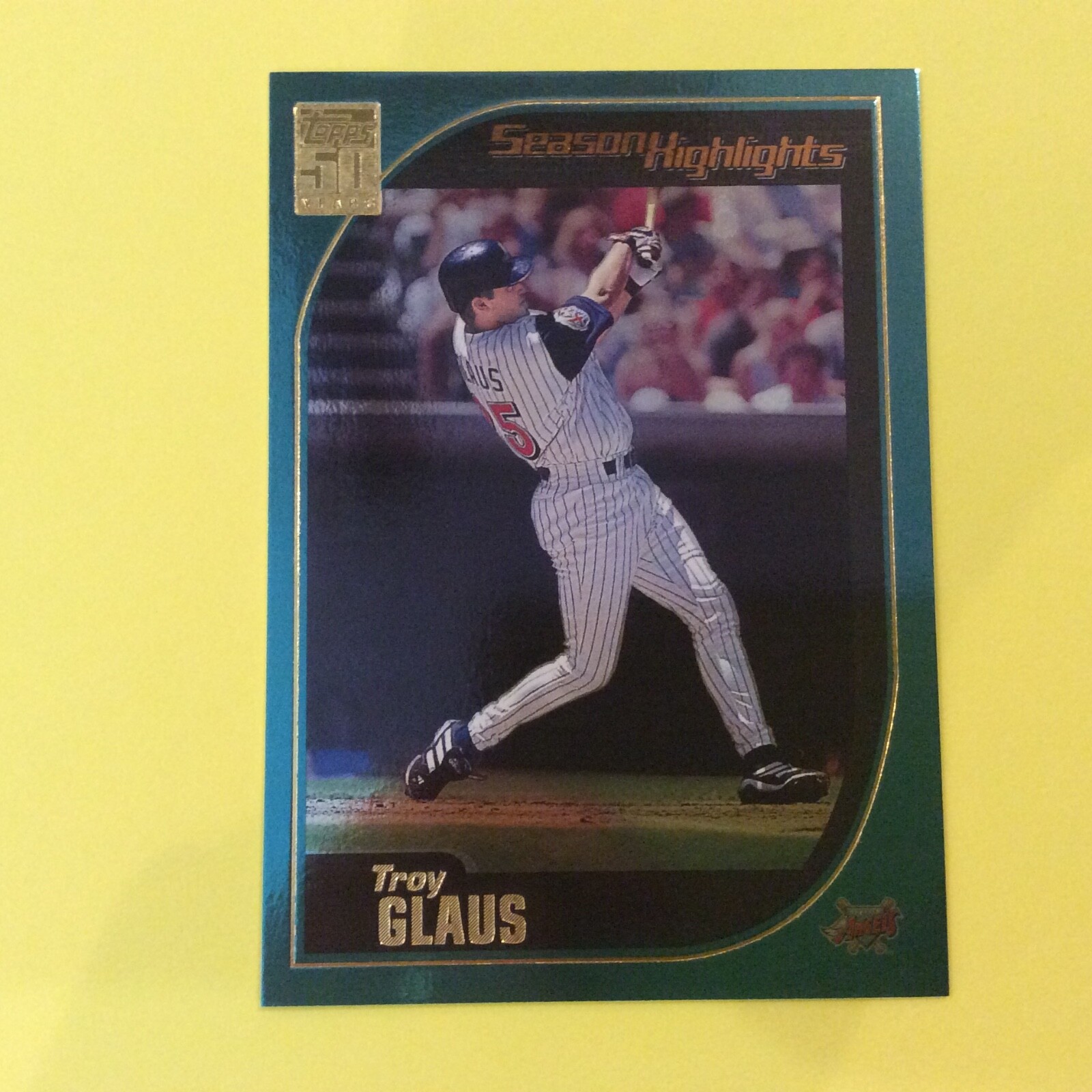 2001 Topps #390 Season Highlights Troy Glaus Angels | eBay