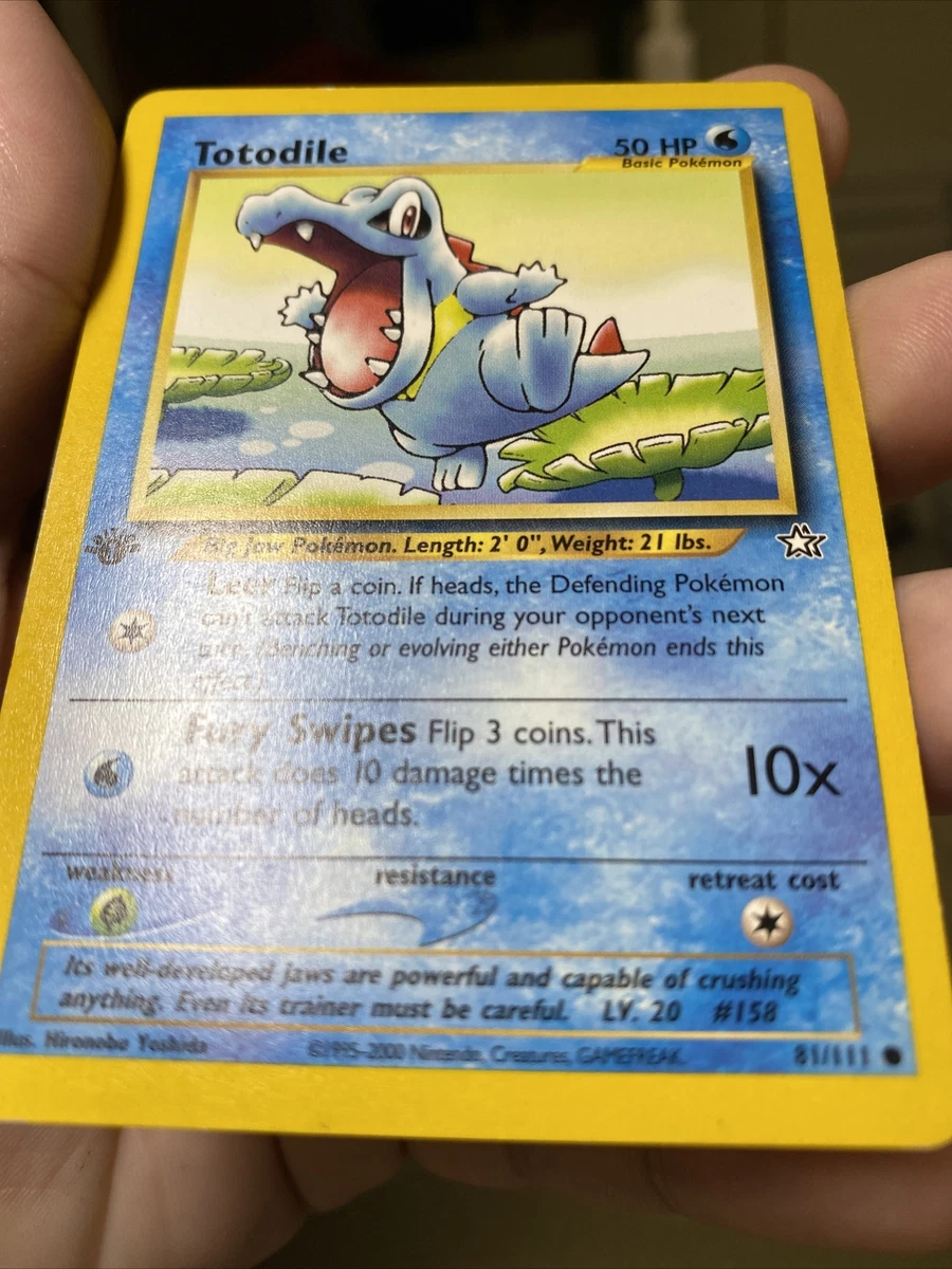 Totodile Pokemon Card