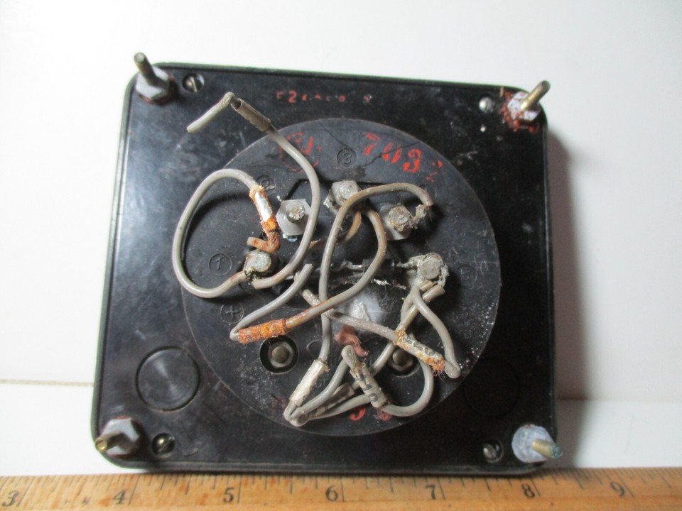 VINTAGE"UNIVERSAL VOLTRONICS" DC AMPERES GAUGE. | eBay