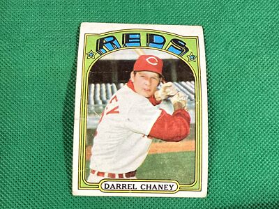 1972 Topps #136 Darrel Chaney A Cincinnati Reds | eBay