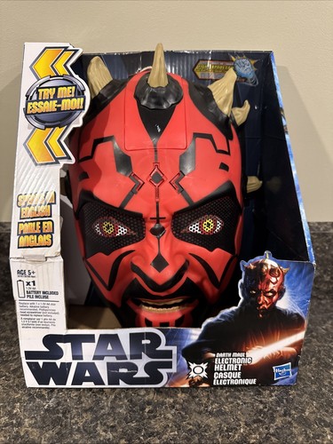 Star Wars Darth Maul Electronic Talking Helmet/Mask Hasbro 2011 | eBay