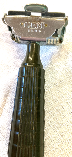 Vintage GEM Junior Parade SE Single Edge Safety Razor fat Bakelite ...
