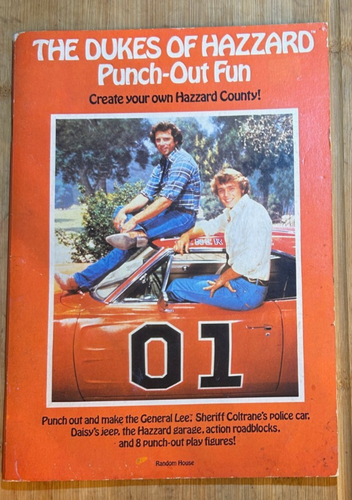 Dukes of Hazzard Punch-Out Fun 1982 Paper Doll Figures and Cars ...