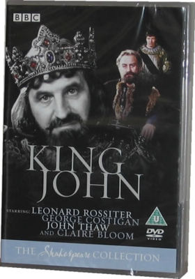King John - BBC Shakespeare Collection DVD - New Sealed | eBay