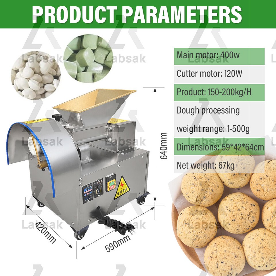 Automatic Dough Divider Cutter Biscuit Dispenser Electric Auto Dividing ...