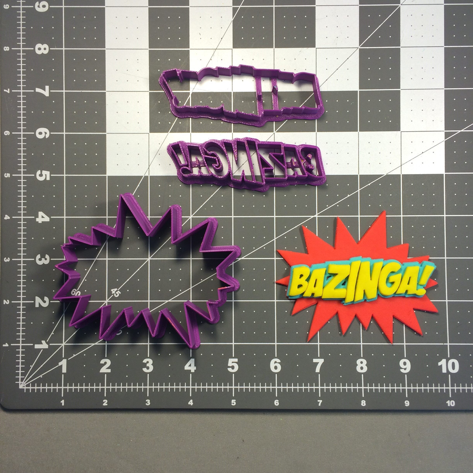 Bazinga Sign Cookie Cutter Set | eBay