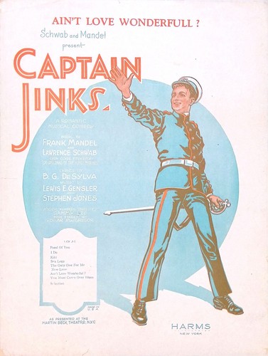Ain't Love Wonderful Sheet Music Captain Jinks Lewis Gensler Stephen ...
