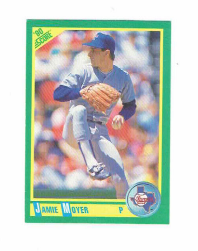 Jamie Moyer Rangers #39 Pitcher #107 Score 1990 Baseball Card | eBay