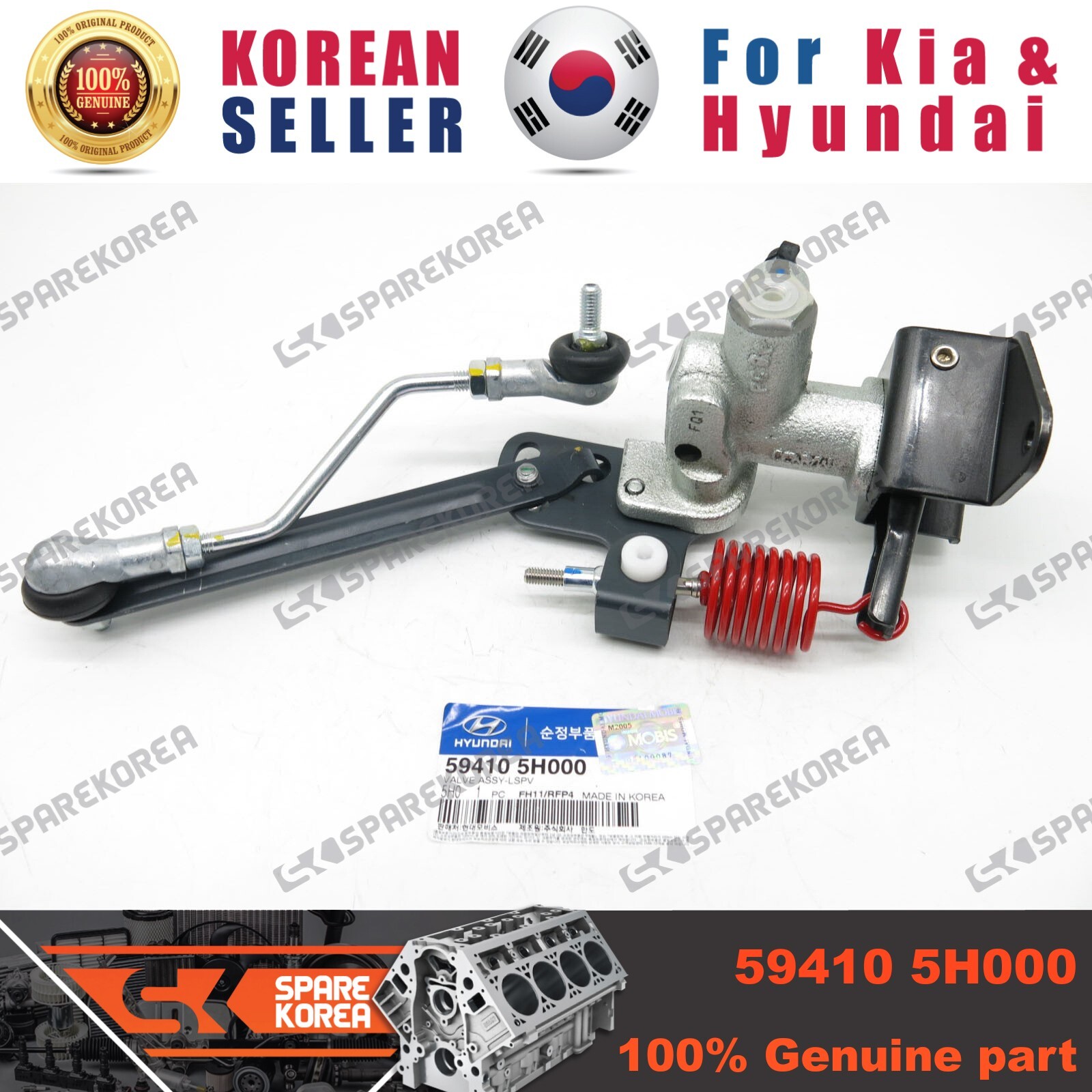 594105H000 Hyundai Valve ASSY LSPV 594105H000 Genuine OEM Part for sale ...