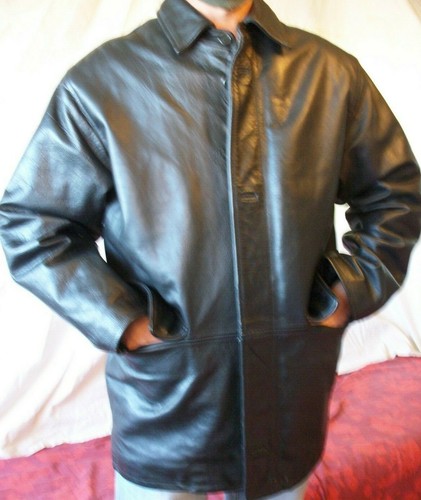 Veste 3/4 cuir in extenso taille L JACKET PILOT VINTAGE | eBay