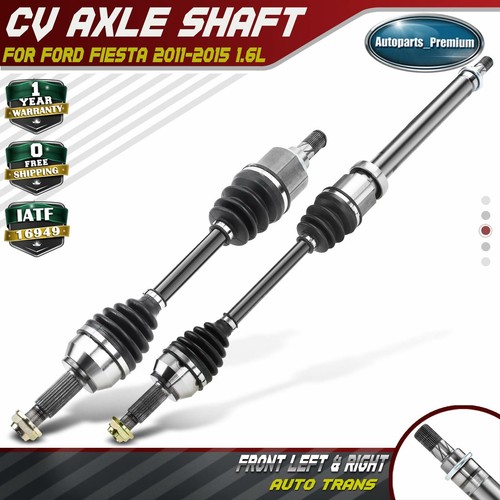 2x Front Left & Right CV Axle Assembly for Ford Fiesta 2011-2015 1.6L ...