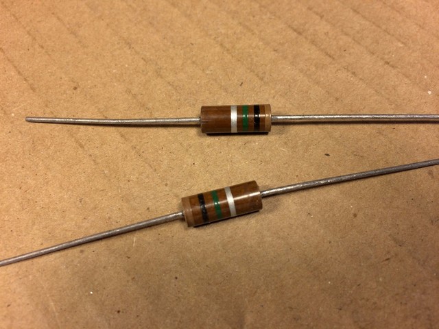 Allen Bradley NOS 1 Meg Ohm 2 Watt Carbon Composition Resistors Comp ...