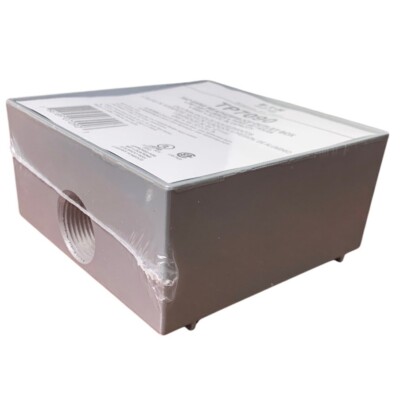 New Eaton TP7090 Two Gang Weatherproof Die Cast Aluminum 4.5" Outlet ...