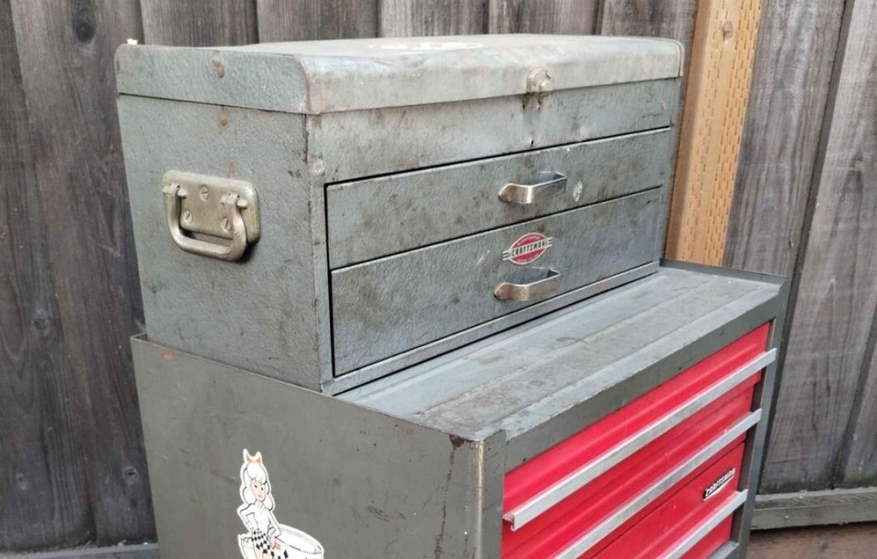 Vintage 1950's Craftsman Replacement Drawer For Top Chest Tool Box W ...