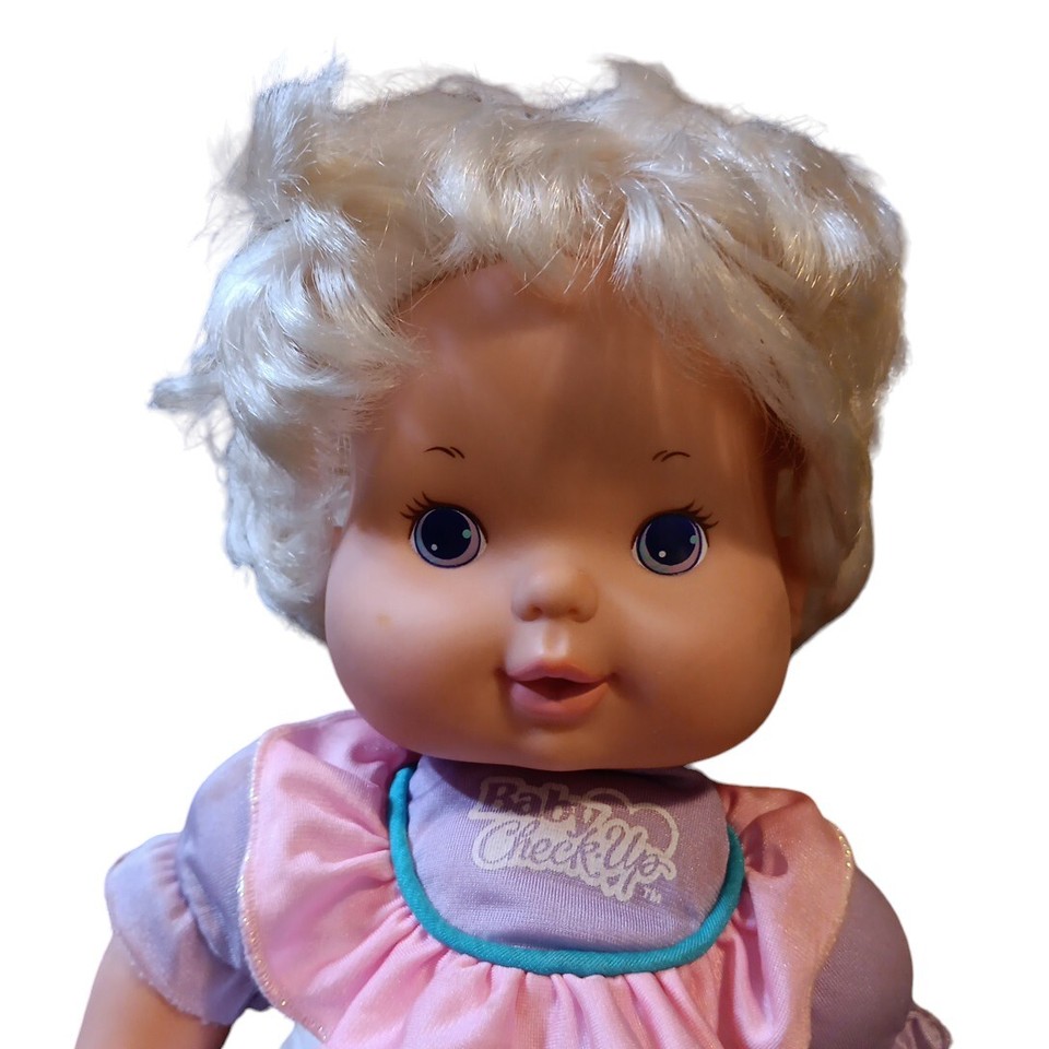 Kenner 13" Baby Check-Up Doll GUC Outfit Purple Hearts & Eyes Vintage ...