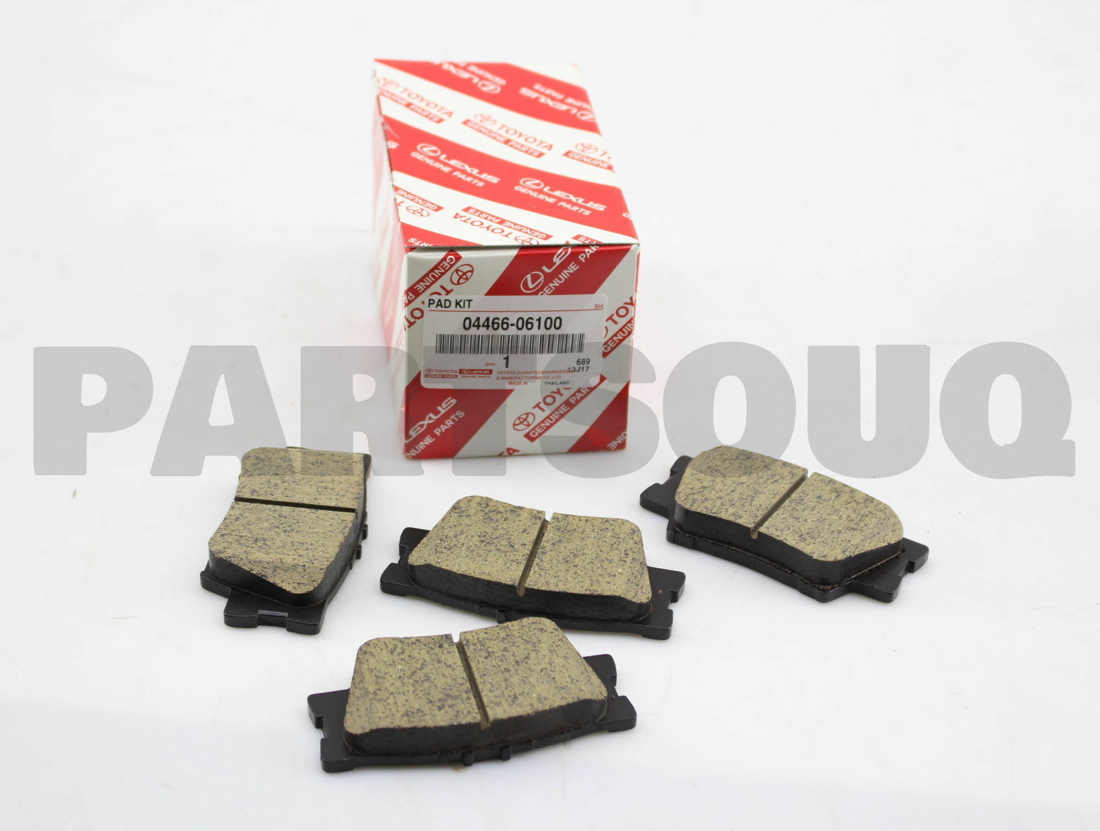 0446606100 Genuine Toyota PAD KIT, DISC BRAKE, REAR 04466-06100 | eBay