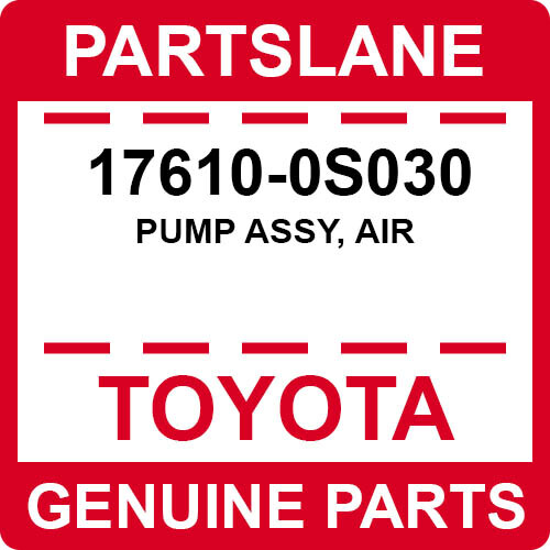 TOYOTA GENUINE SEQUOIA TUNDRA LEXUS LX570 SMOG AIR INJECTION PUMP 17610 ...