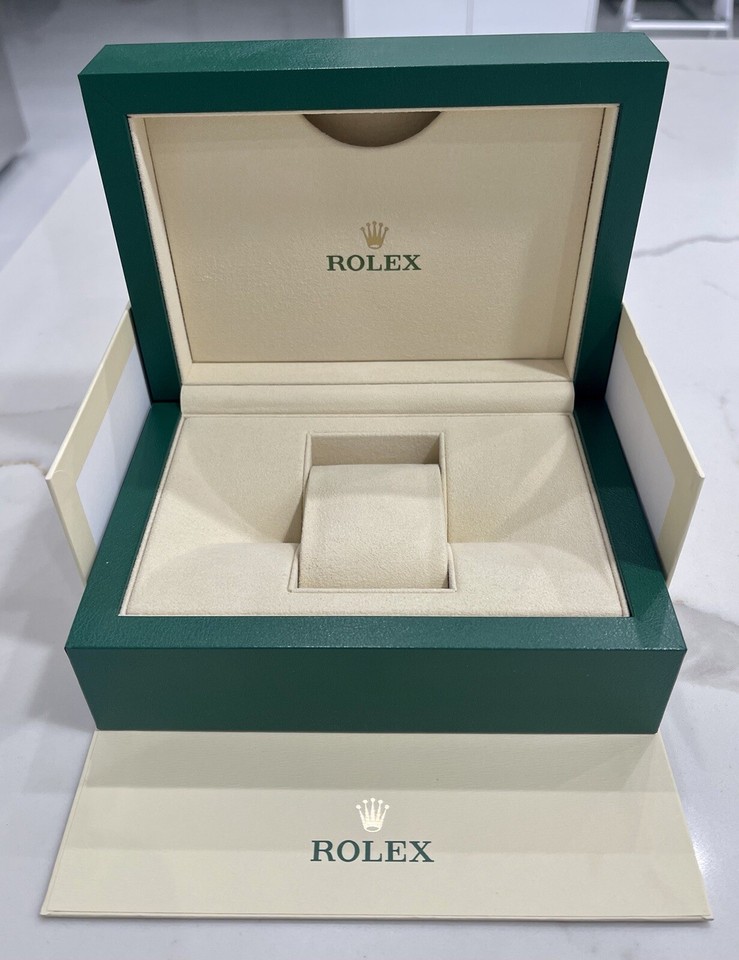 Authentic NEW STYLE ROLEX Watch Box Set + Rolex Card Holder Medium Size ...