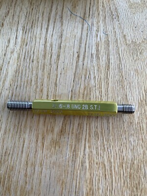 5/16 18 UNC 2B STI HELICOIL THREAD PLUG GAGE .3125 GO NO GO PD'S ...