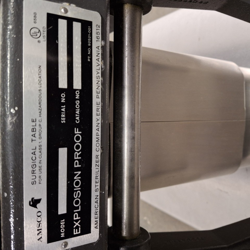 Amsco 2080 Surgical Table | eBay