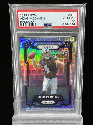 2023 Panini Prizm Aidan OConnell Pandora Prizm Rookie RC /400 Raiders ...