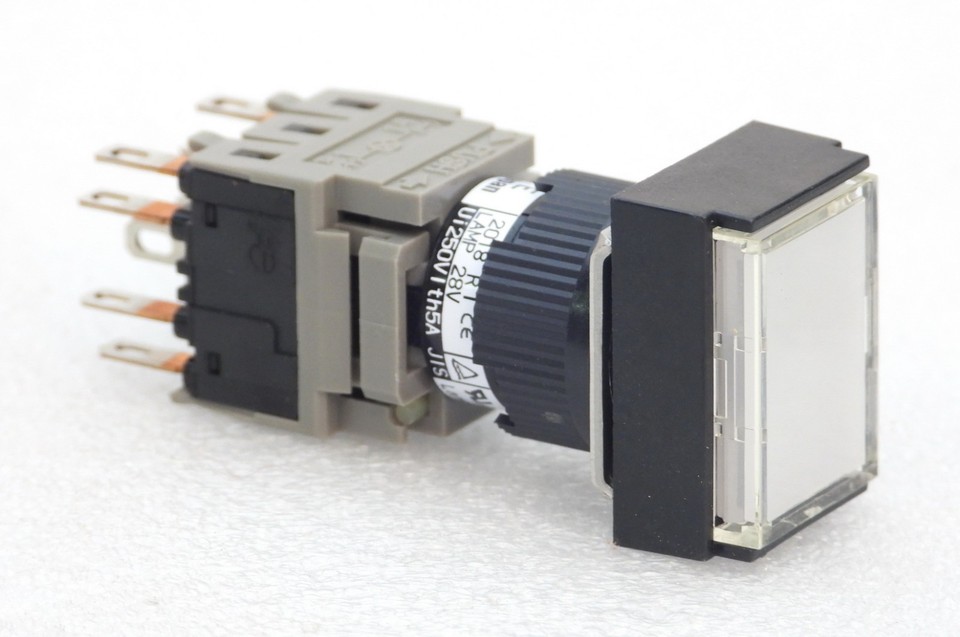NOS FUJI ELECTRIC AH164-TL ILLUMINATED PUSH BUTTON SWITCHES 164,165 ...