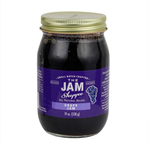 The Jam Shoppe All-Natural Grape Jam Small Batch Handcrafted Real Fruit ...